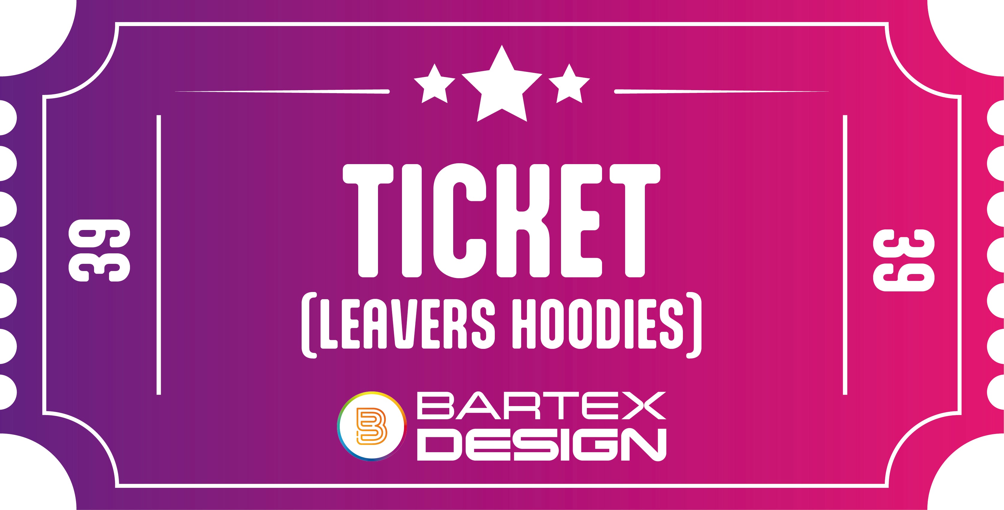 Leavers Hoodies Raffle Ticket - No. 39 – Bartex Design Shop